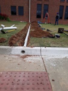 Underground Drains For Rainwater Drainage By Rain Guard OKC